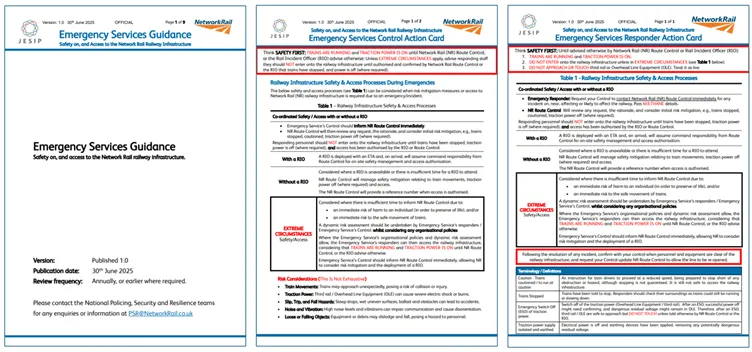 Emergency Services Guidance and Action Cards - Safety Central